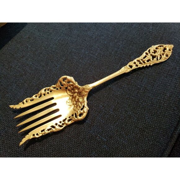 Gorham | Dining | Antique Signed Sterling Silver Buffet Fork 1 Pierced ...